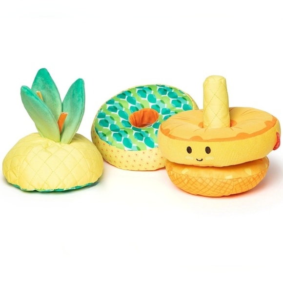 Melissa & Doug | Toys | Melissa Doug Pineapple Soft Stacker Baby Toy 4 ...